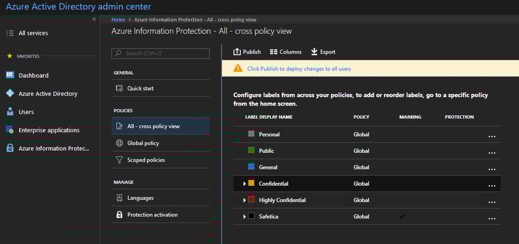 How to create a data category based on existing classification
