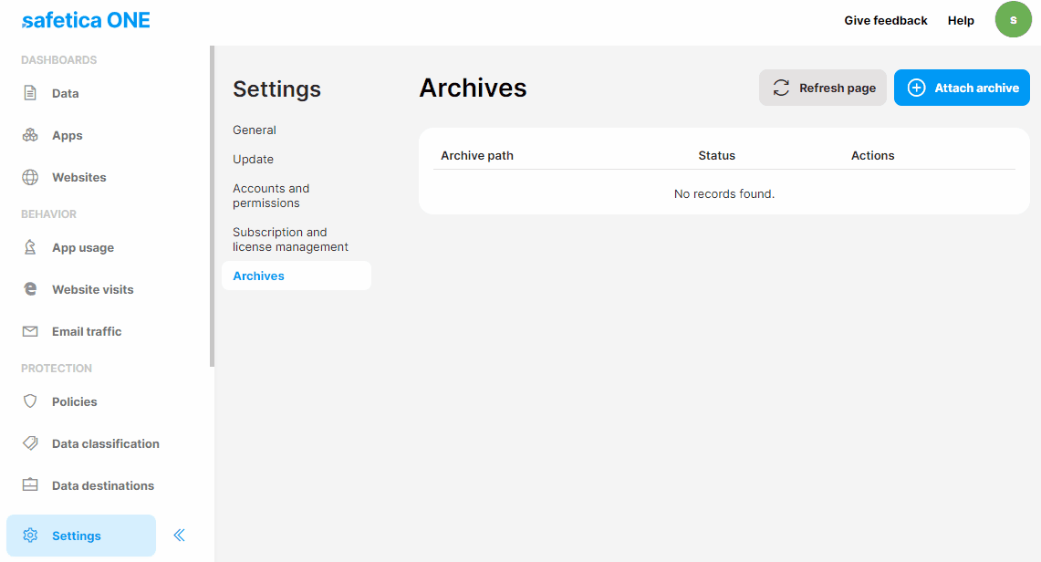 💻On-premises Safetica: How to create and manage database archives in ...