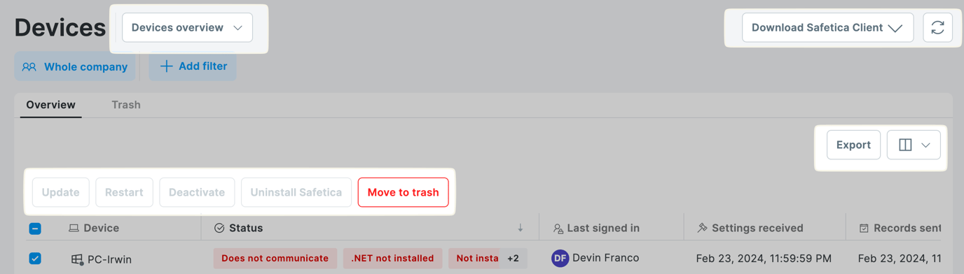 On-premises Safetica: 2025 release notes