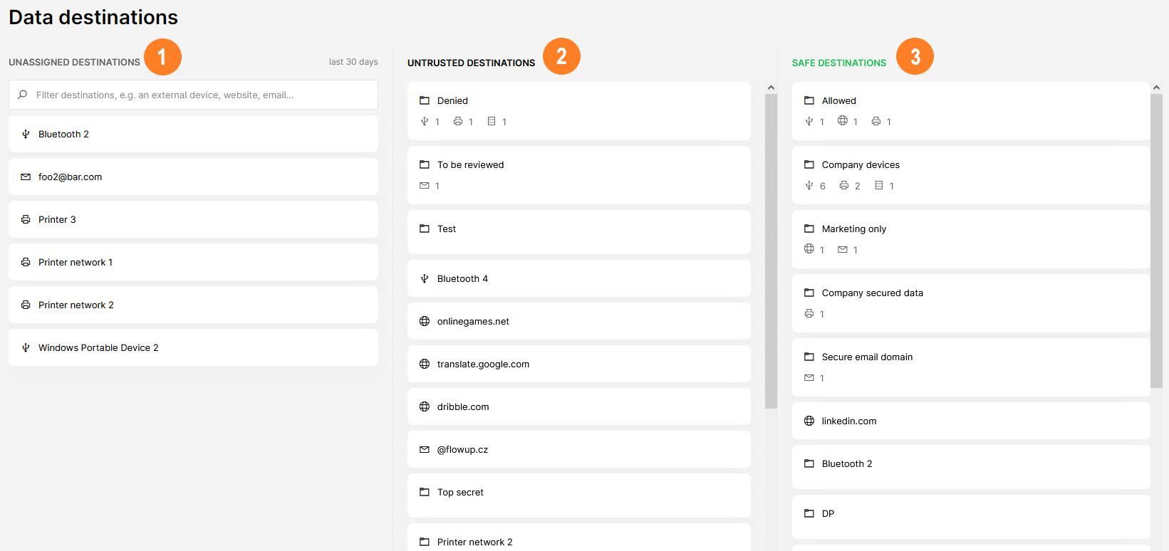 Minimize risk on outer perimeter