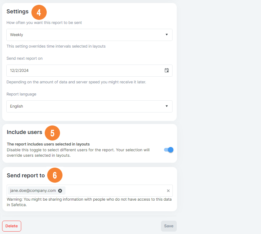 How to create reports