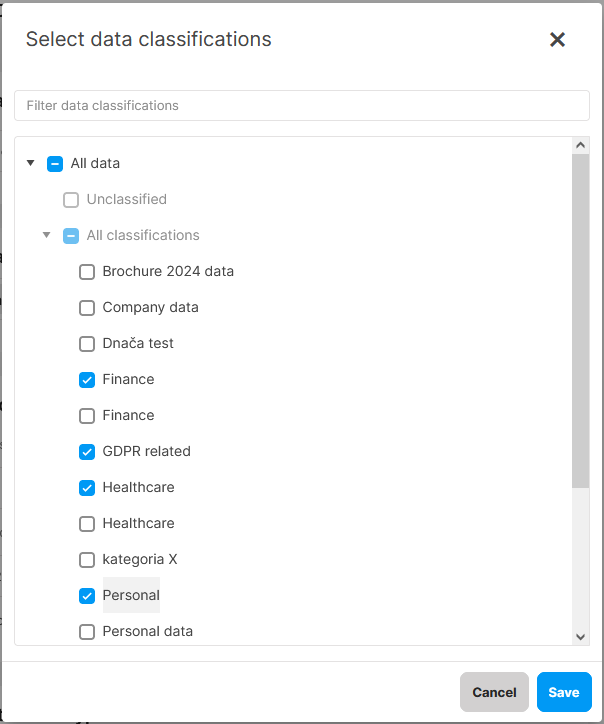Data policies: How to create data policies