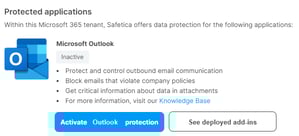 Outlook protection: How to activate and deactivate it