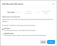 How to add a Microsoft 365 tenant