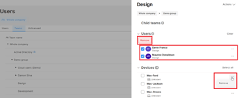 Team management: How to delete teams or remove members from them