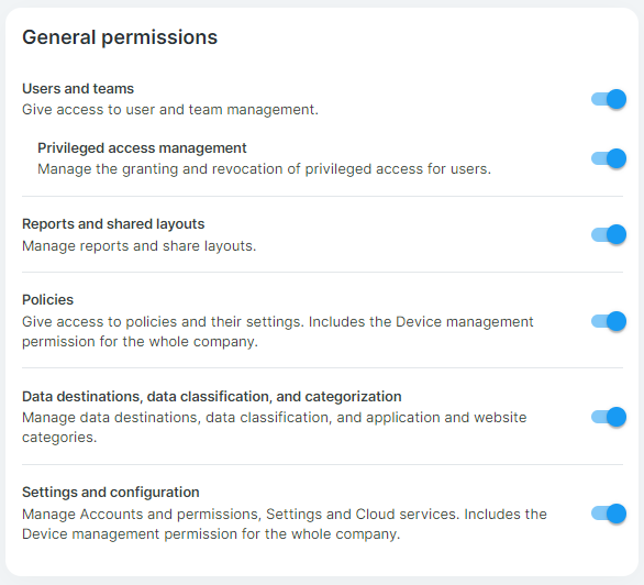 How to change access permissions