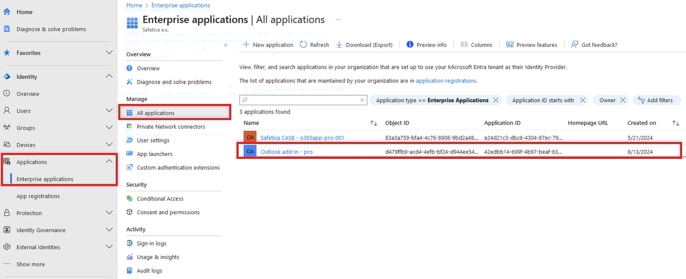 Outlook protection: How to activate and deactivate it