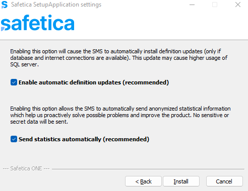 Safetica installation guide