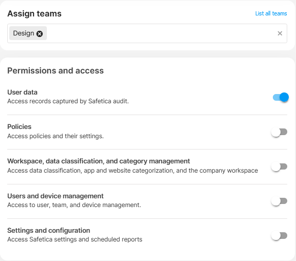 Accounts and permissions: How to add a new account