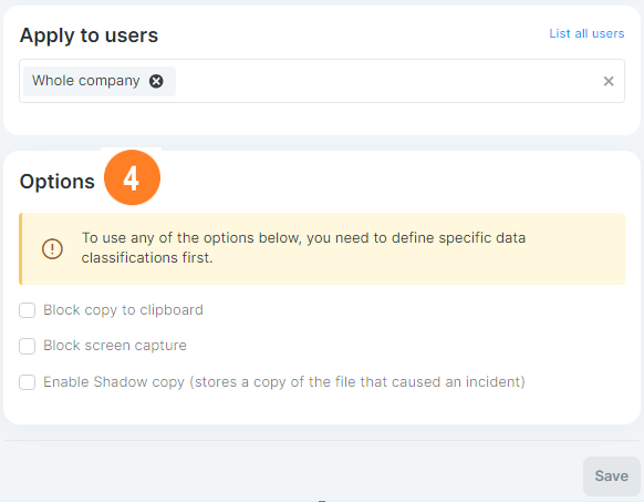 Data policies: How to create data policies