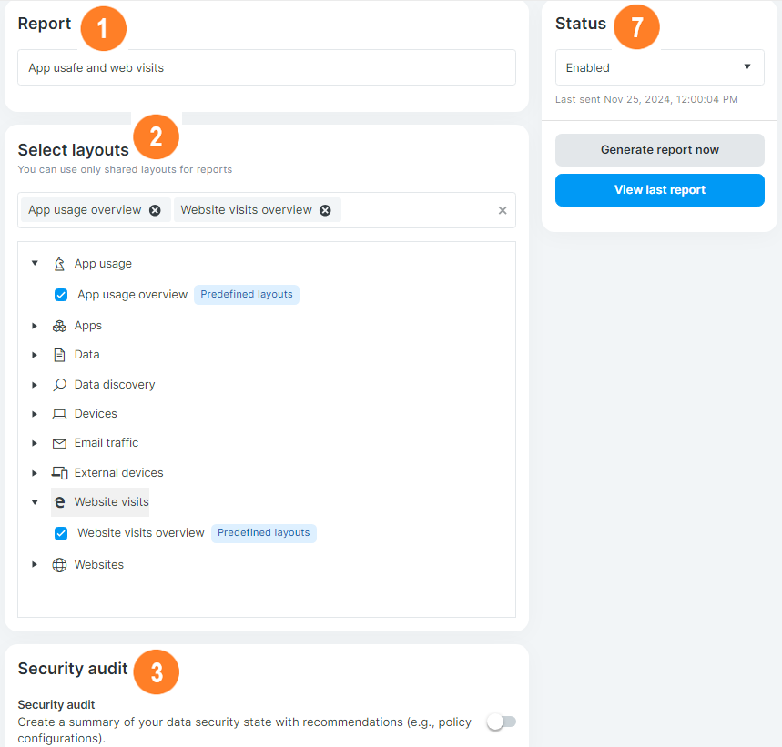 How to create reports