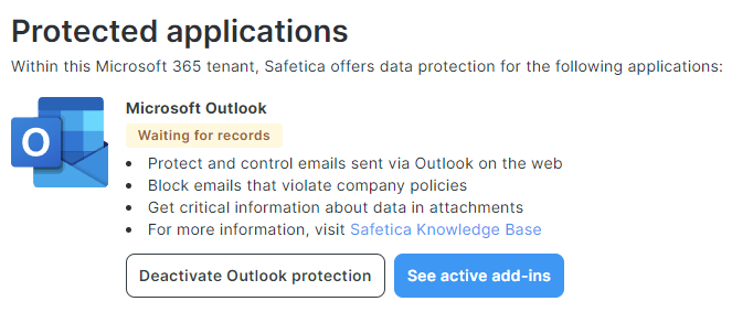 Outlook protection: How to activate and deactivate it